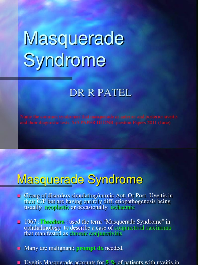 Masquerade Syndromes in Uveitis | PDF | Melanoma | Leukemia