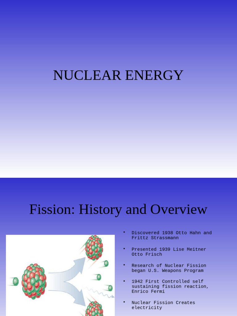Nuclear Energy | PDF | Nuclear Fusion | Nuclear Reactor
