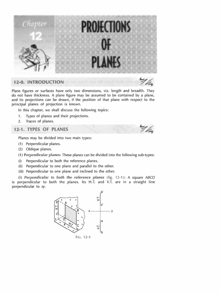 Projection of Planes | PDF