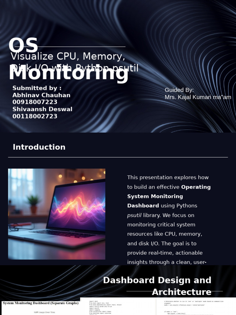 OS Monitoring | PDF | Input/Output | Computer Engineering