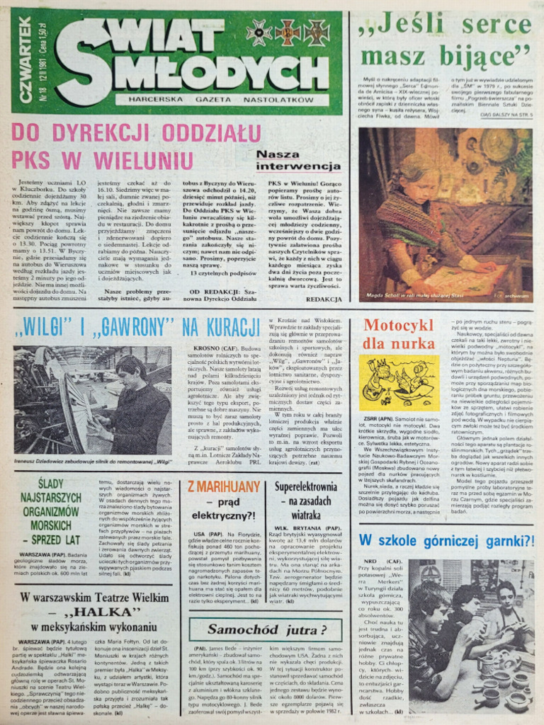 Świat Młodych 1981-02-12 Nr 018 | PDF