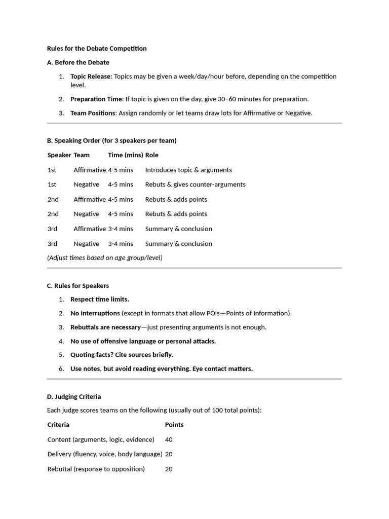 Debate | PDF