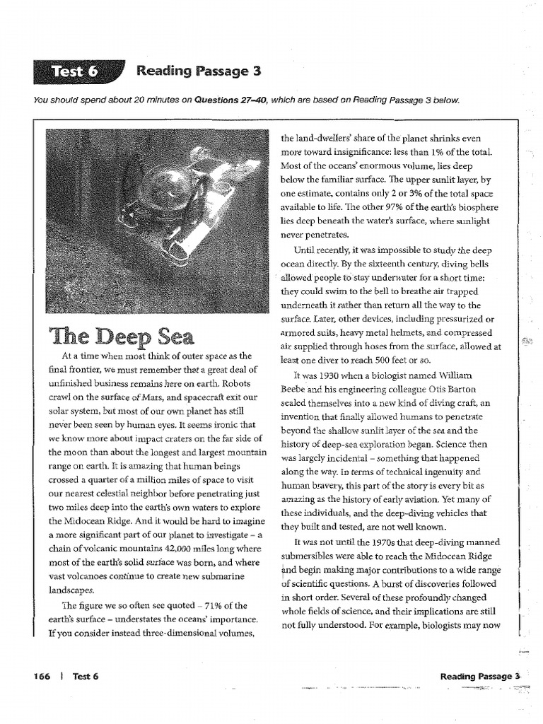 Deep Sea | PDF | Underwater Diving | Deep Sea
