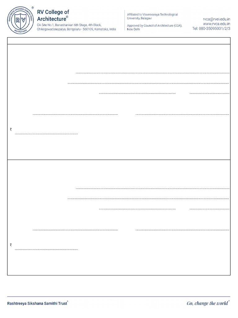 Tuition and College Fee Receipts | PDF