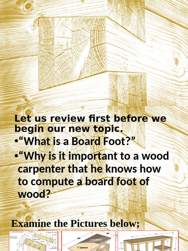 CUTTING LIST LESSON FCM 9 | PDF
