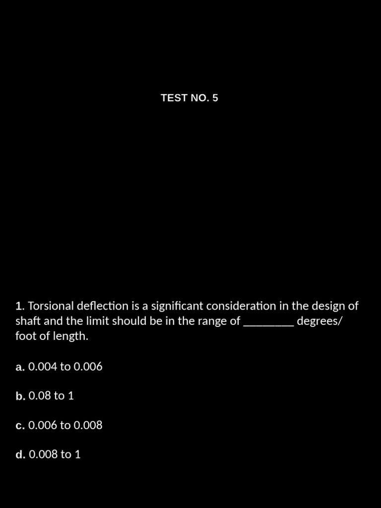 Shaft Design and Deflection Guidelines | PDF | Axle | Bending