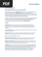DIB SHAMS Covered Card Benefits Overview | PDF | Credit Card | Payments