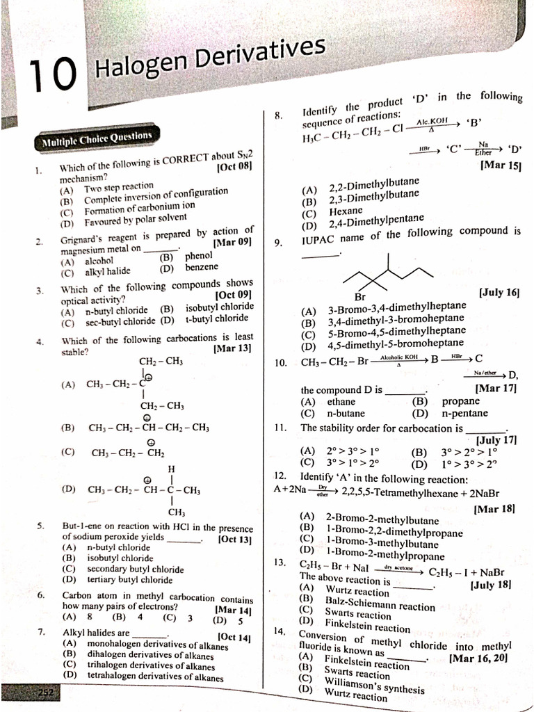 Halogen Derivatives | PDF
