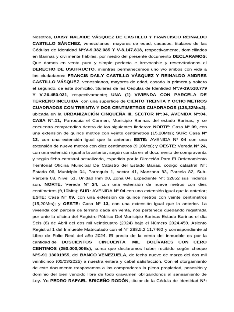 Ejemplo de Contrato Bilateral | PDF