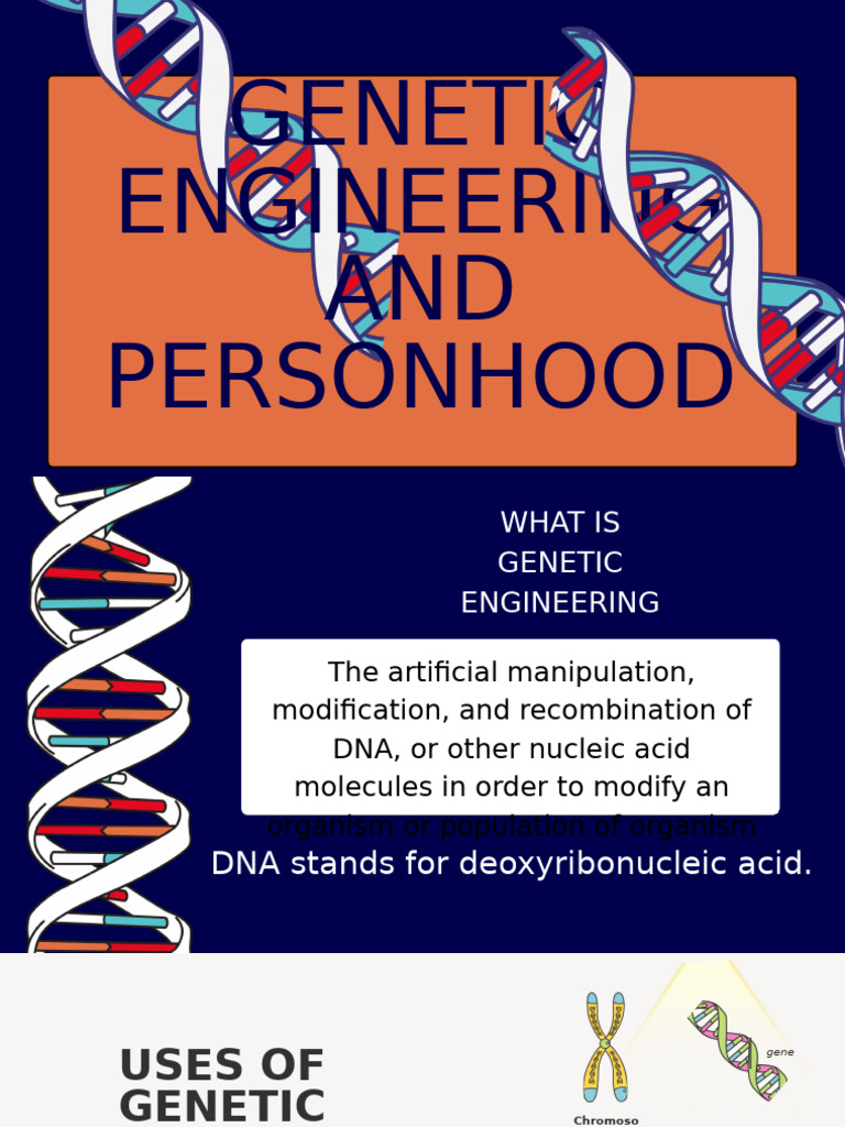 Genetic Engineering and Personhood 1 | PDF | Genetic Engineering | Genetics