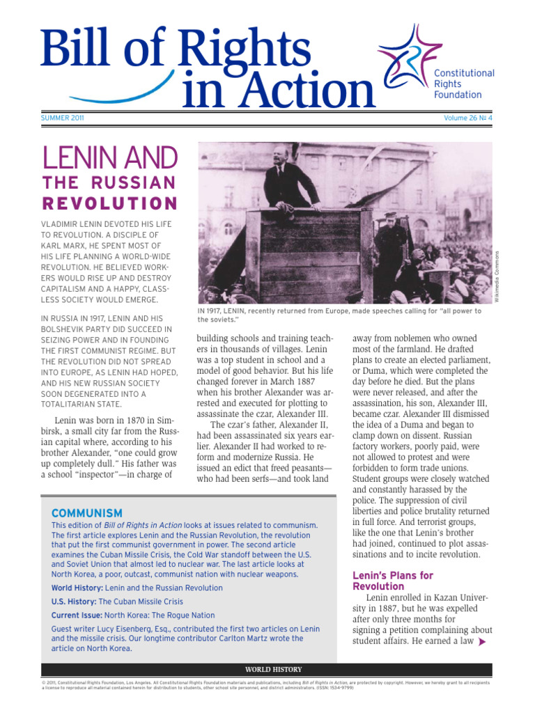 Russian Revolution | PDF | Vladimir Lenin | Joseph Stalin