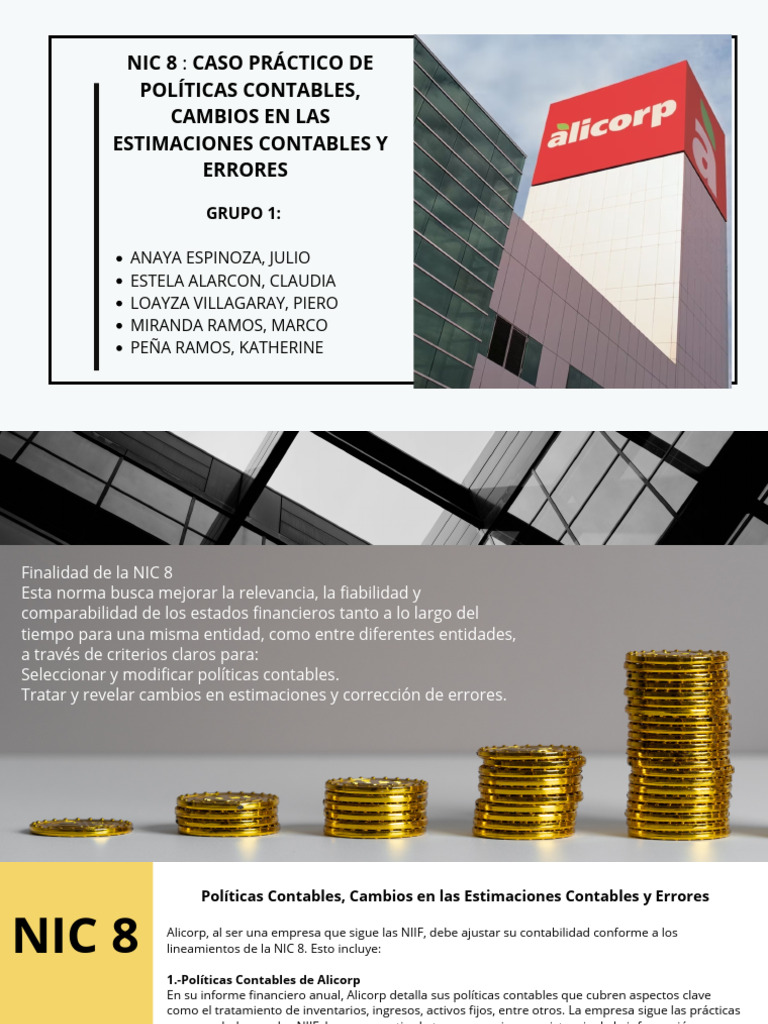 CONTABILIADA FINANCIETA III -ALICORP-GRUPO 1 | PDF | Contabilidad | Estado financiero