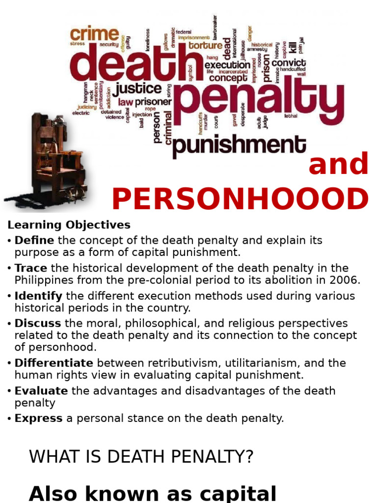 Death Penalty and Personhood | PDF | Capital Punishment | Crimes