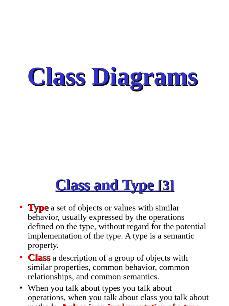 03 Class Diagram | PDF | Class (Computer Programming) | Unified Modeling Language