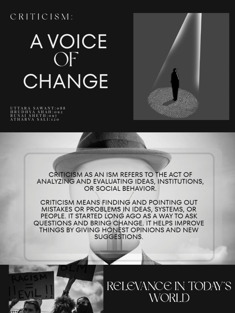 Critism | PDF | Social Psychology | Human Communication