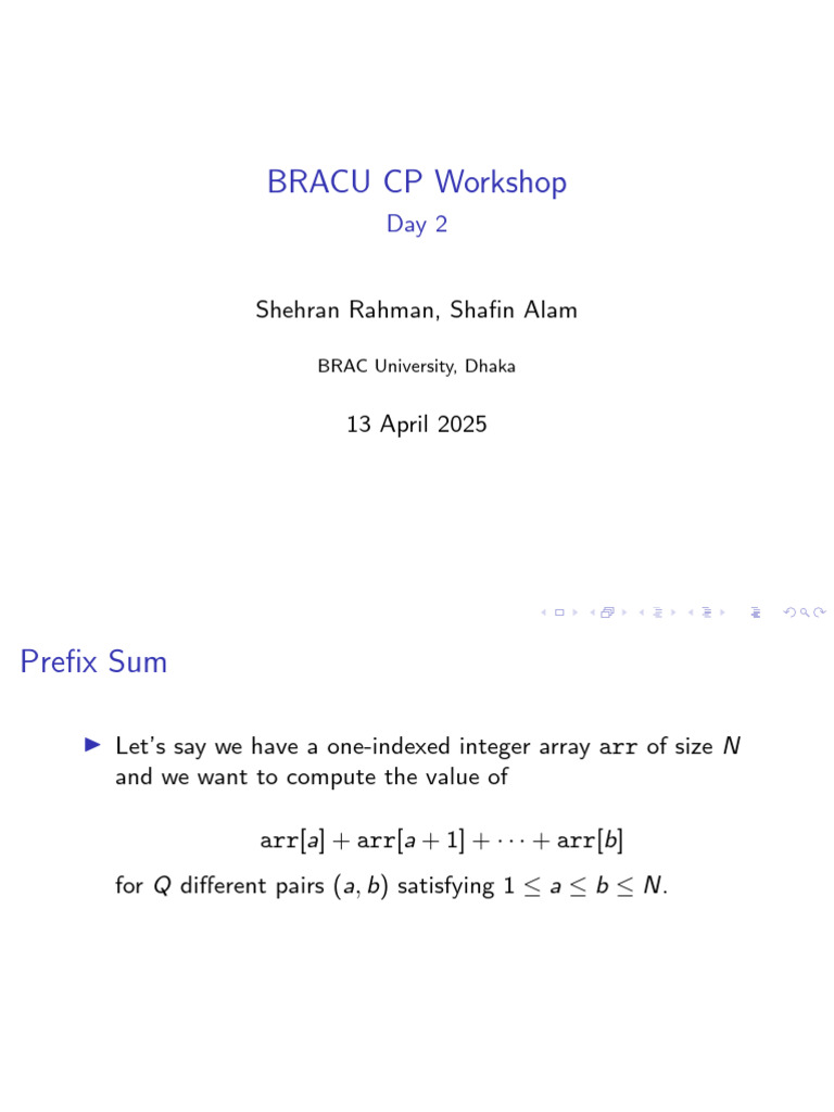 Day 2 Slides | PDF | Applied Mathematics | Algorithms