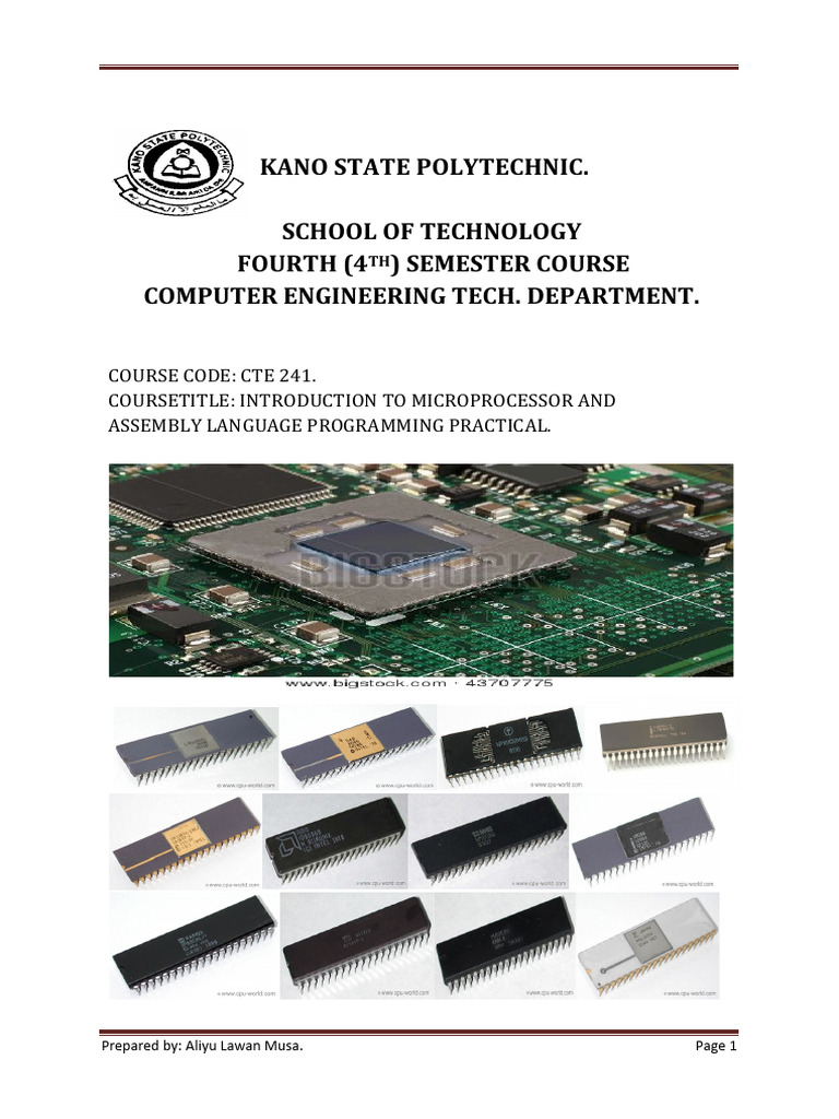 Introduction to 8086 Microprocessor Programming | PDF | Central ...