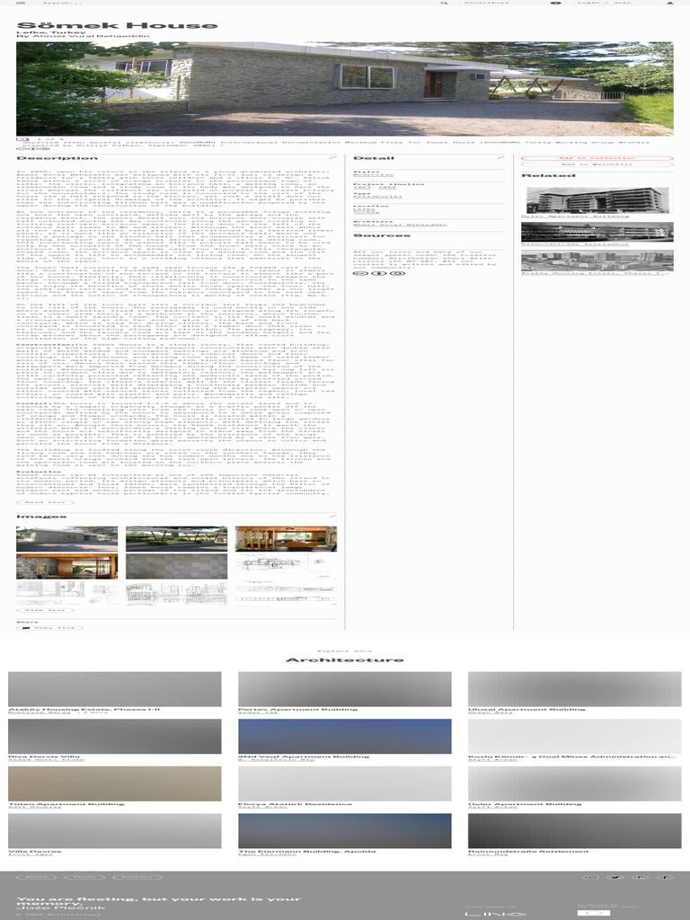 Sömek House - Architectuul | PDF | Room | Window