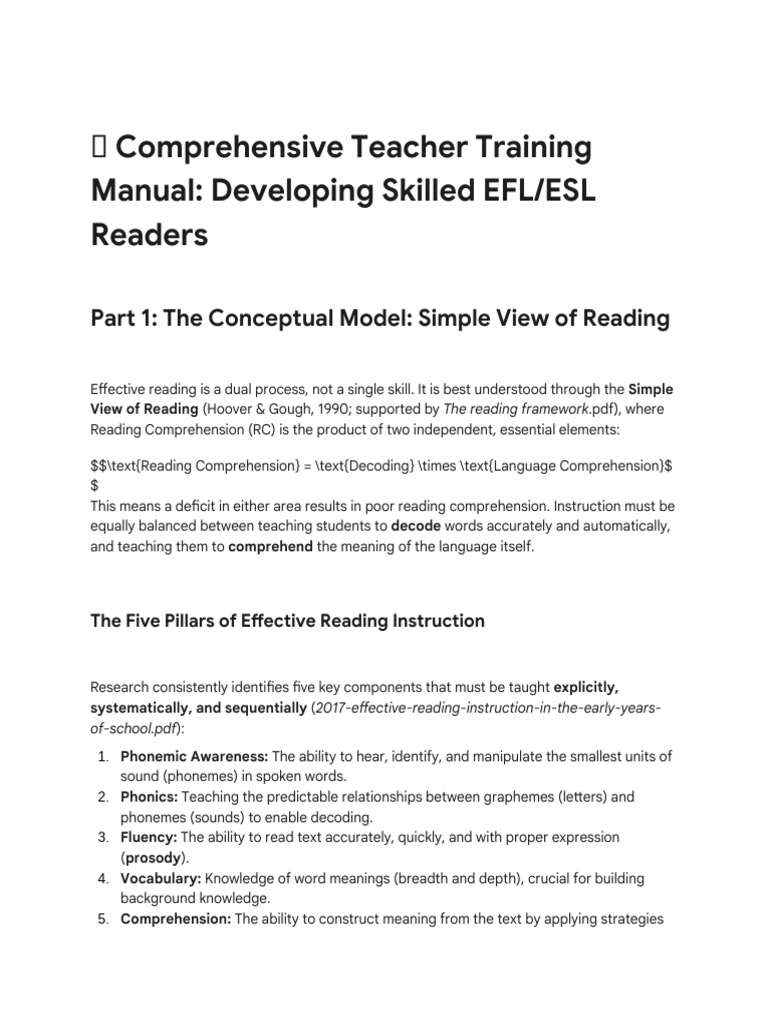 Reading Mannual 2 | PDF | Phonics | Reading Comprehension