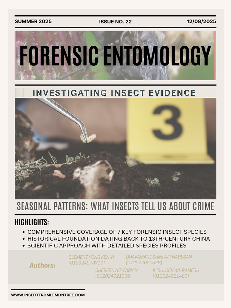Forensic Entomology Magazine | PDF | Fly | Beetle