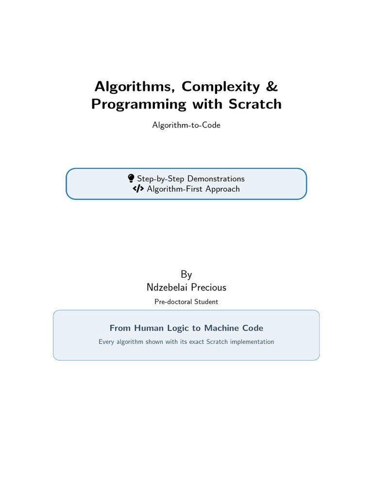 Algo 1 | PDF | Control Flow | Scratch (Programming Language)