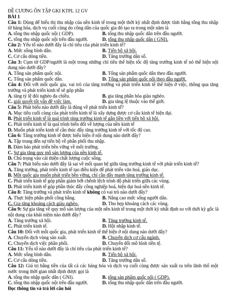 ĐỀ-CƯƠNG-ÔN-TẬP-GKI-KTPL-12-GV | PDF