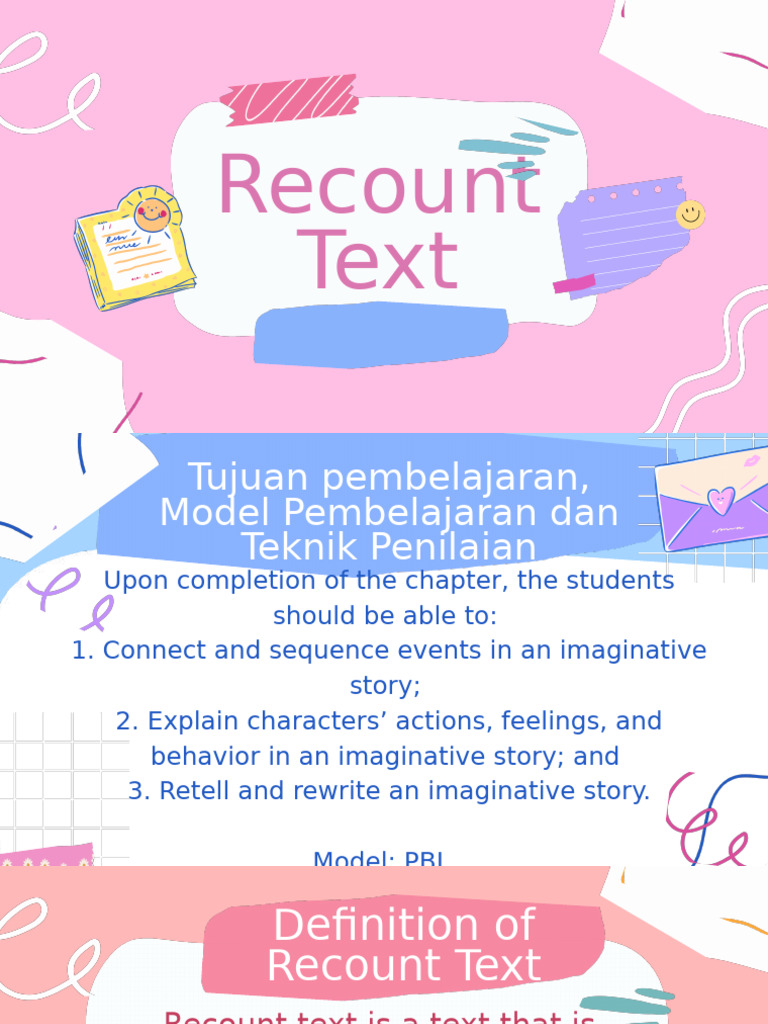 Understanding Recount Text Structure | PDF | Grammatical Tense | Semantics