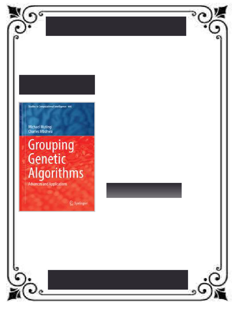 Grouping Genetic Algorithms: Advances and Applications 1st Edition Michael Mutingi No Waiting ...