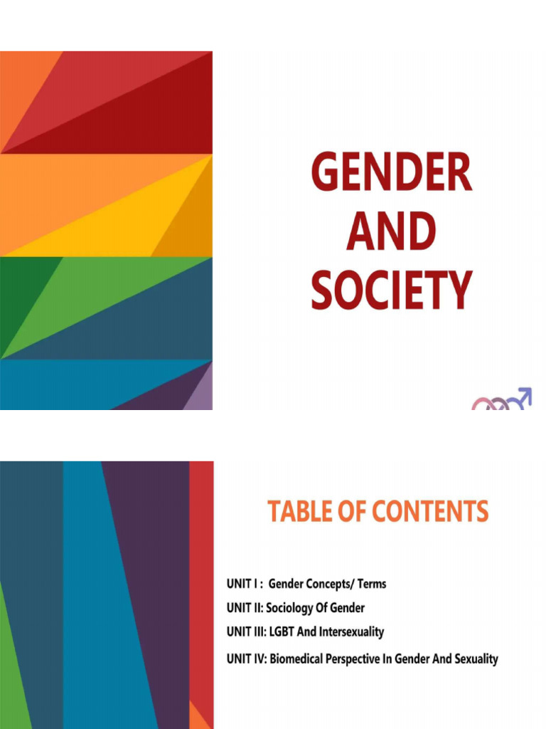 gender and society | PDF