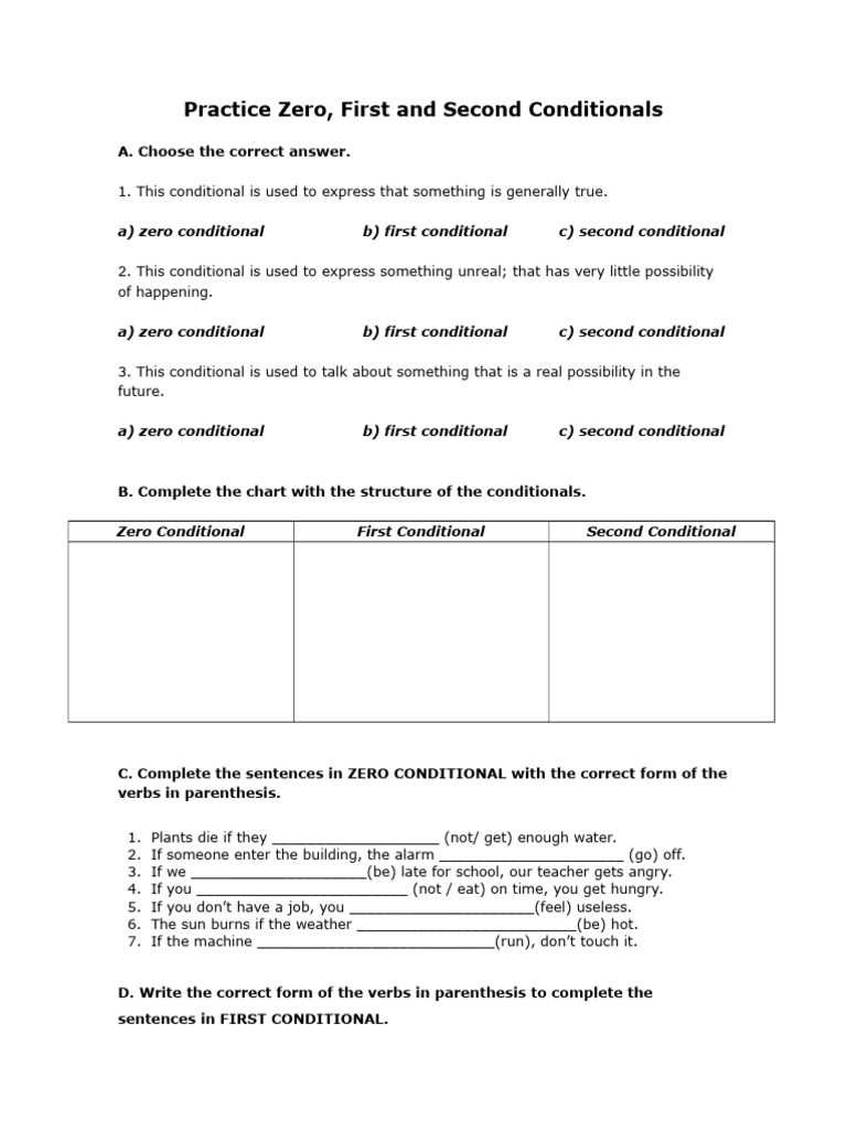 Conditional Sentences | PDF