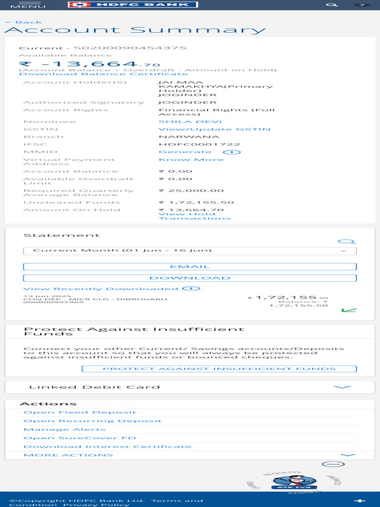 Bank Accounts - Check Types of Bank Accounts in India HDFC Bank | PDF