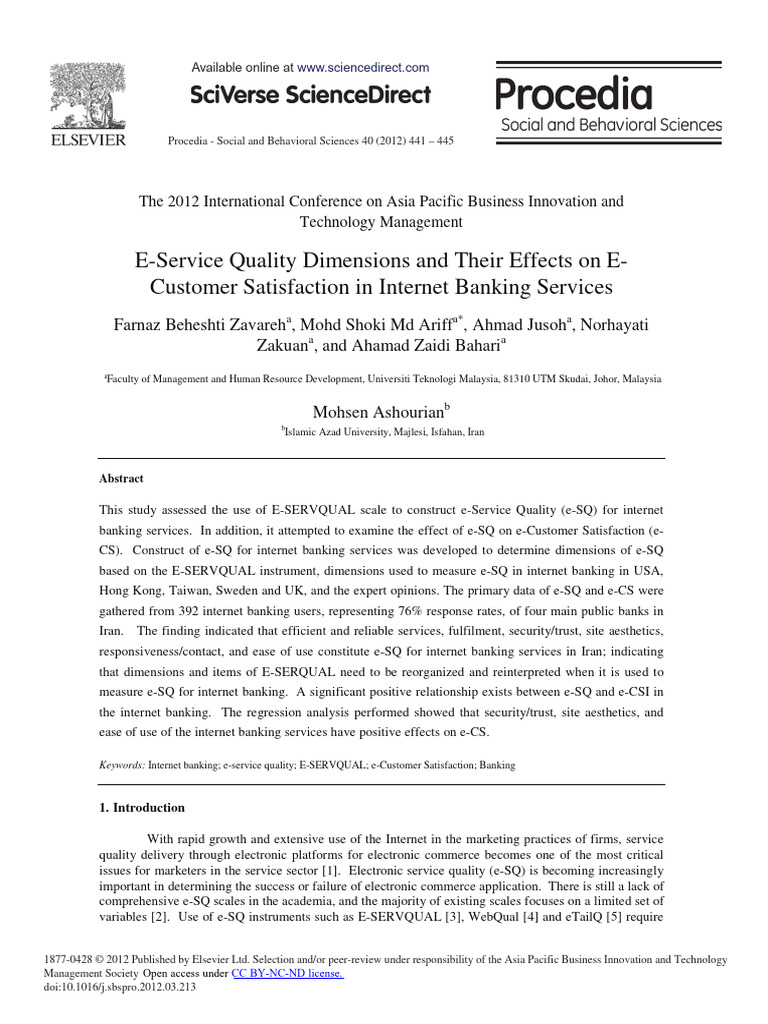 E Servqual | PDF | Factor Analysis