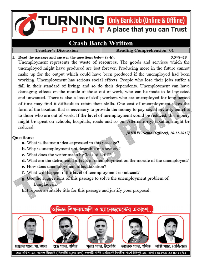 Comprehension & Precis Writing-02 (Students Copy) | PDF