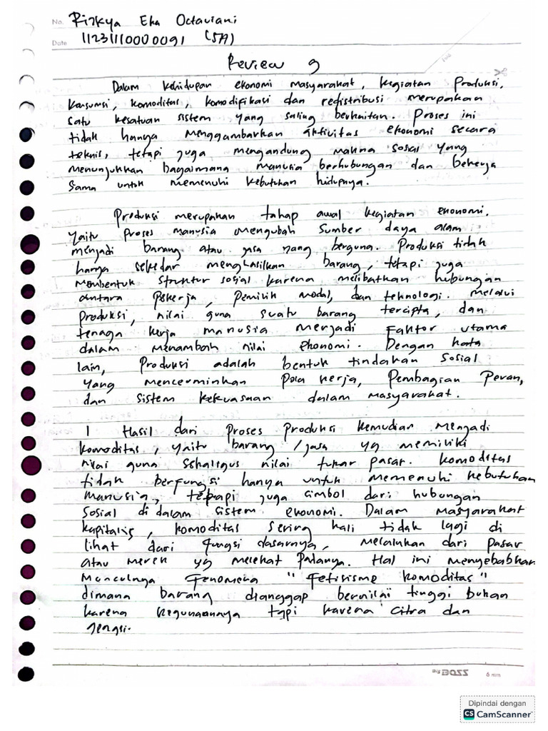 11231110000091 Rizkya Eka Octaviani SosE | PDF