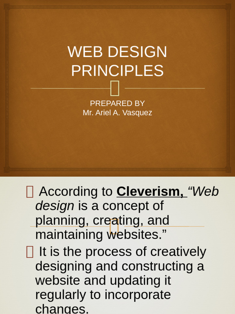 W1-web-design-principles-1 | PDF | Web Design
