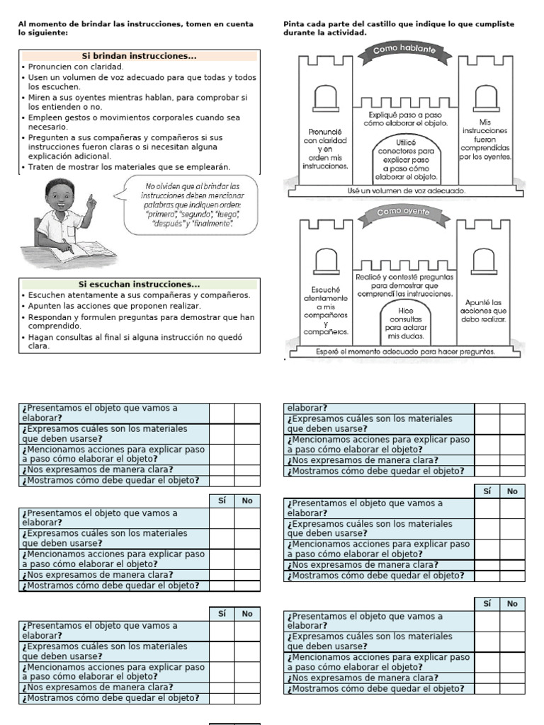 Criterios para Evaluar La Presentación de Una Instrucción | PDF