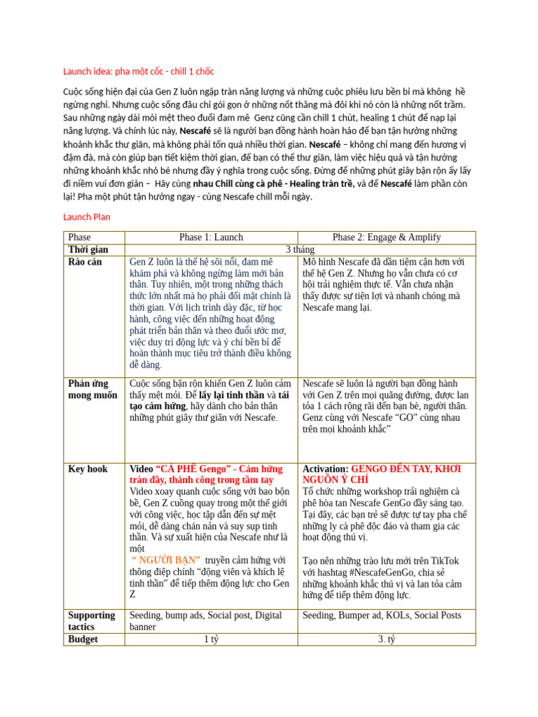 Launch Strategy | PDF