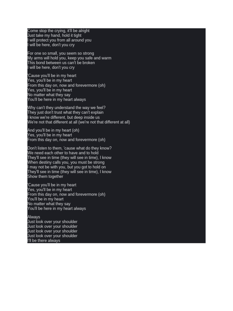 Come Stop The Crying | PDF
