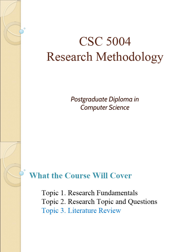 Topic 3 (Prt.3) Evaluating and Writing A Literature Review | PDF