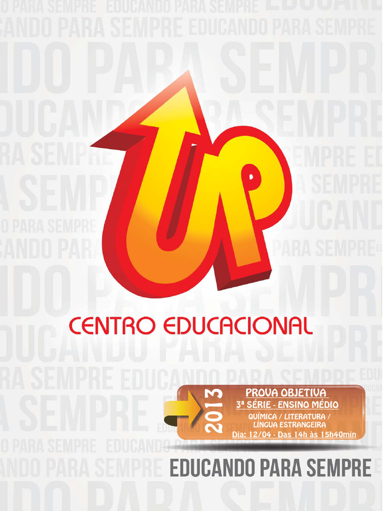 004 - 2013 - Prova 3º Ano - Qui - Literat - LEstrang - 12-04 ...