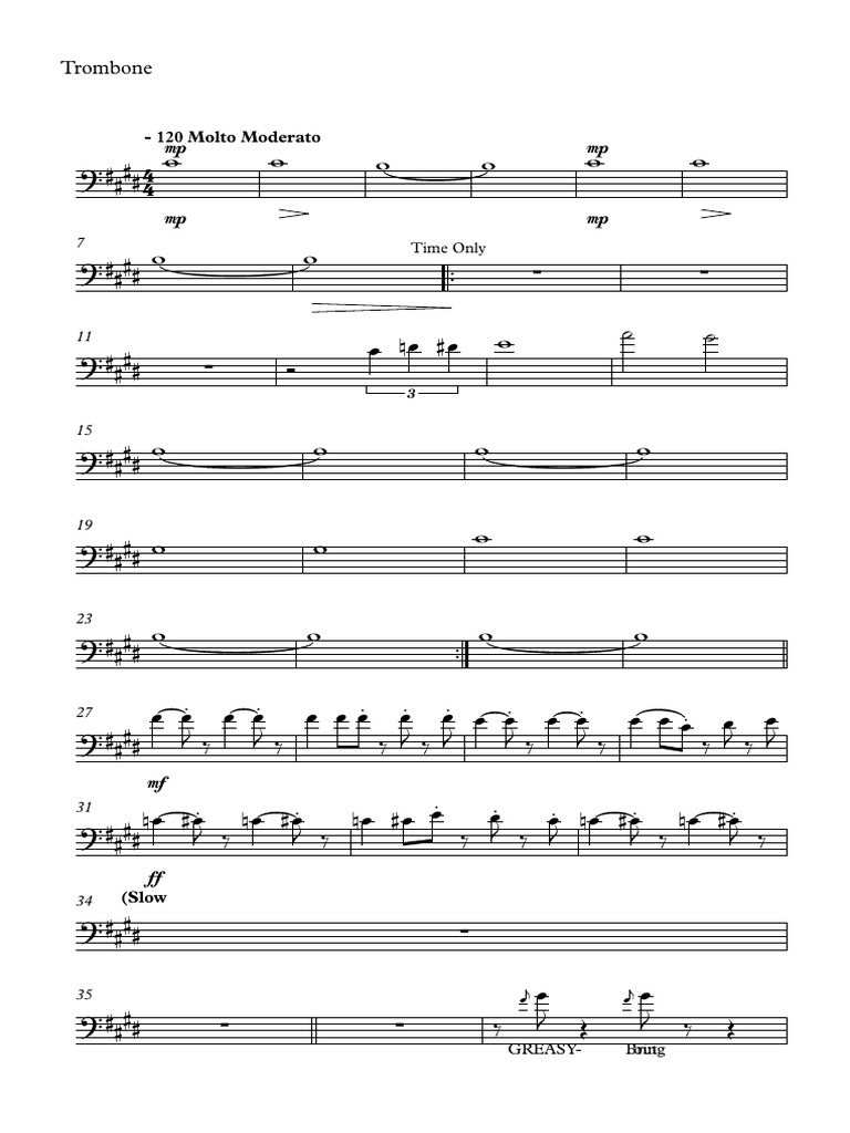 Can't Take My Eyes of 1 - Trombone | PDF