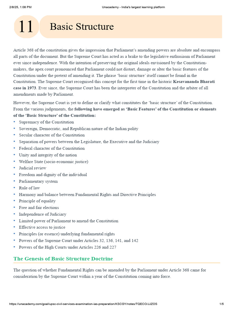 11 Basic Structure | PDF | Justice | Crime & Violence