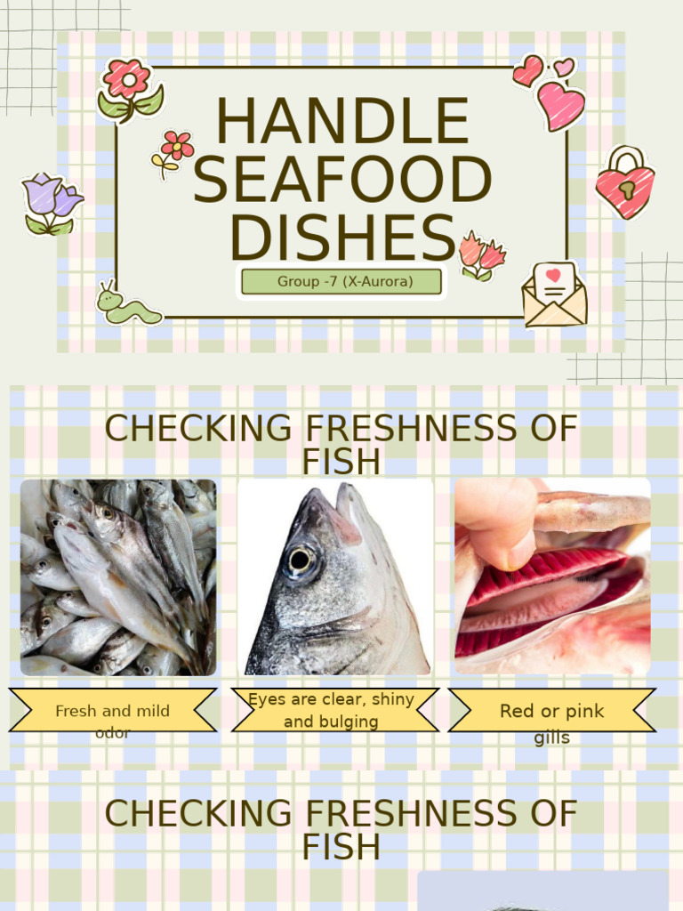 Seafood Freshness and Handling Guide | PDF | Shellfish | Refrigerator