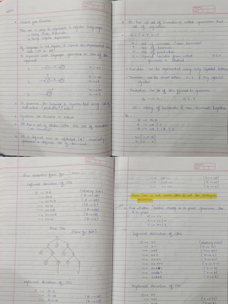 (TOC) Unit 3 | PDF