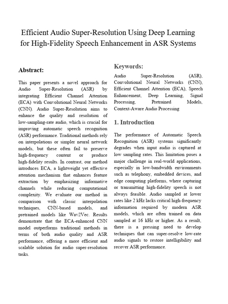 2nd part | PDF | Speech Recognition | Deep Learning