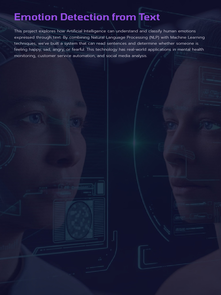 Emotion Detection From Text | PDF | Machine Learning | Statistical ...