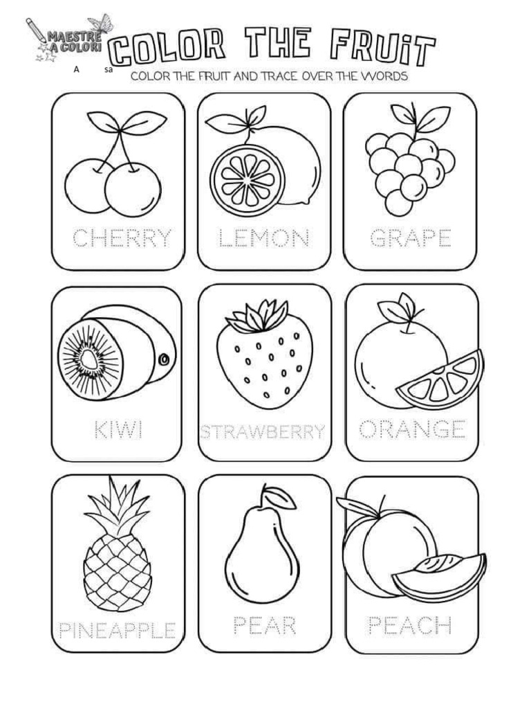 1º Grade Fruits Food | PDF