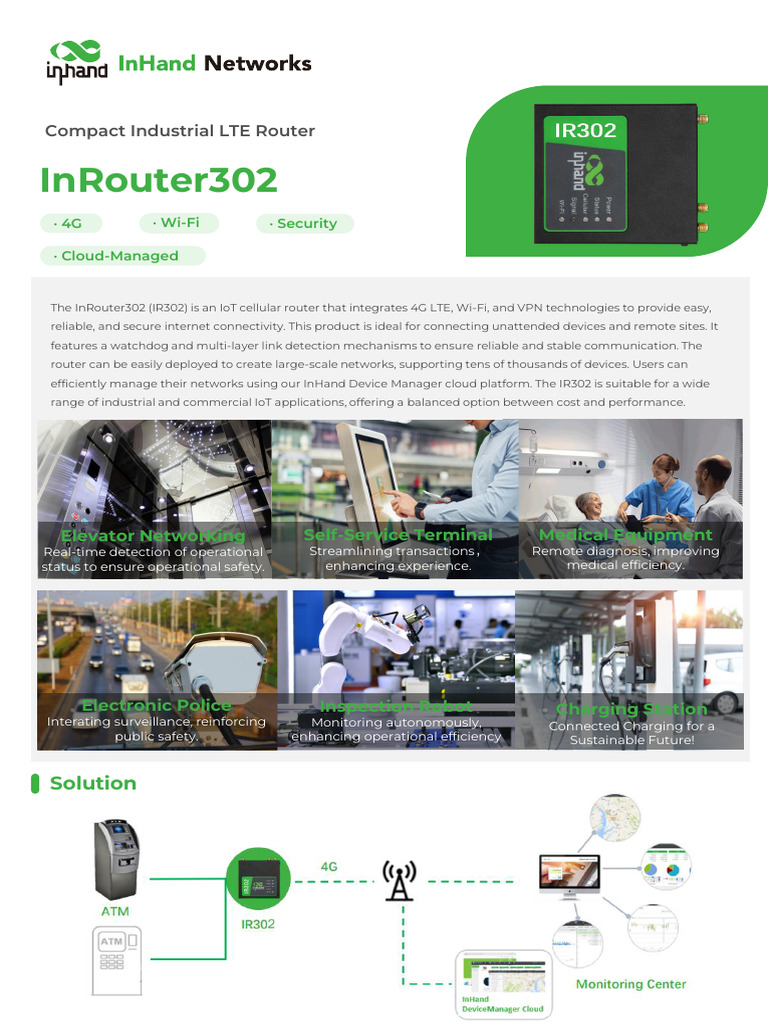 InHand Networks Industrial Router IR302 Product Specification V1.14 ...