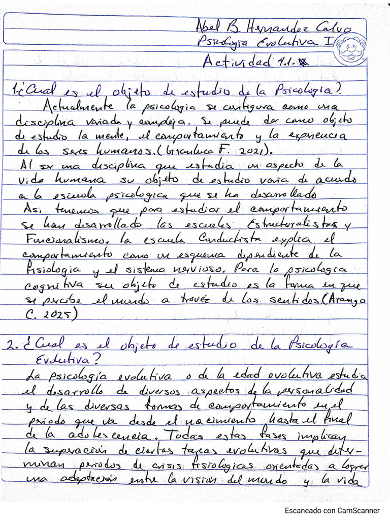 Actv 4.1 Evolutiva | PDF