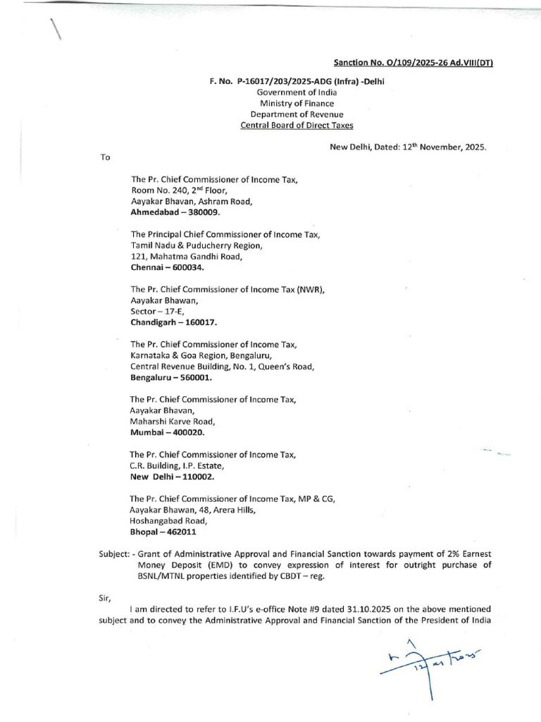 2% Emd Sanction Order | PDF